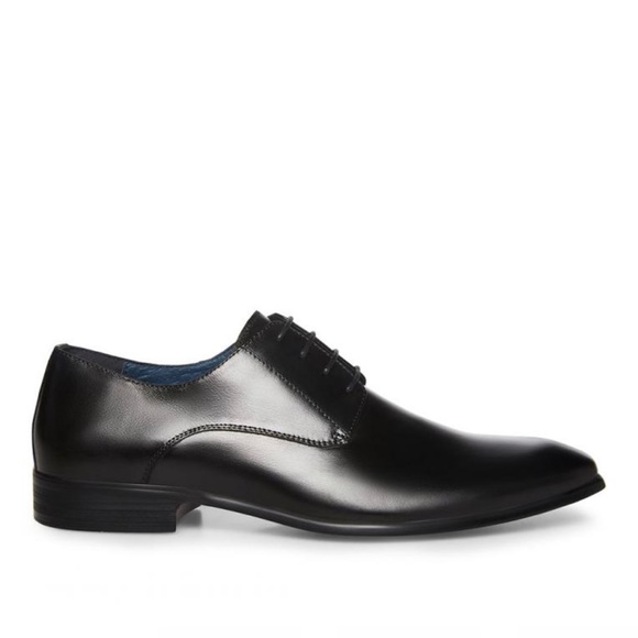 Steve Madden | Shoes | Steve Madden Mens Beaux Black Leather Dress Shoe ...
